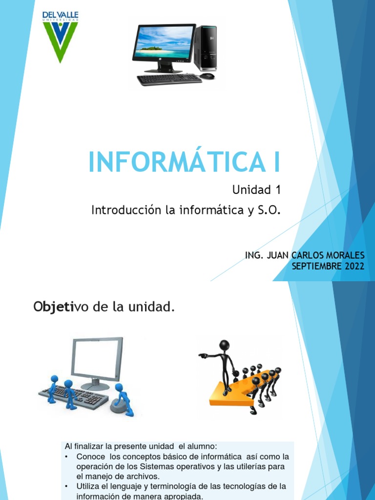 INFORMÁTICA BÁSICA_Unidad 1_1 | PDF | Hardware de la computadora ...