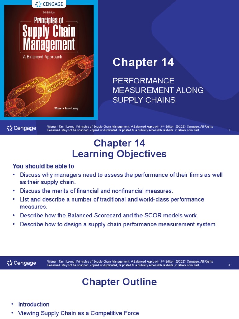 Wisner - Supply Chain - 6e - Ch14 - PowerPoint | PDF | Supply Chain Management | Supply Chain