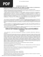 Norma Oficial Mexicana NOM-001-SSA3-2012 Educación en Salud para La Organización y ...