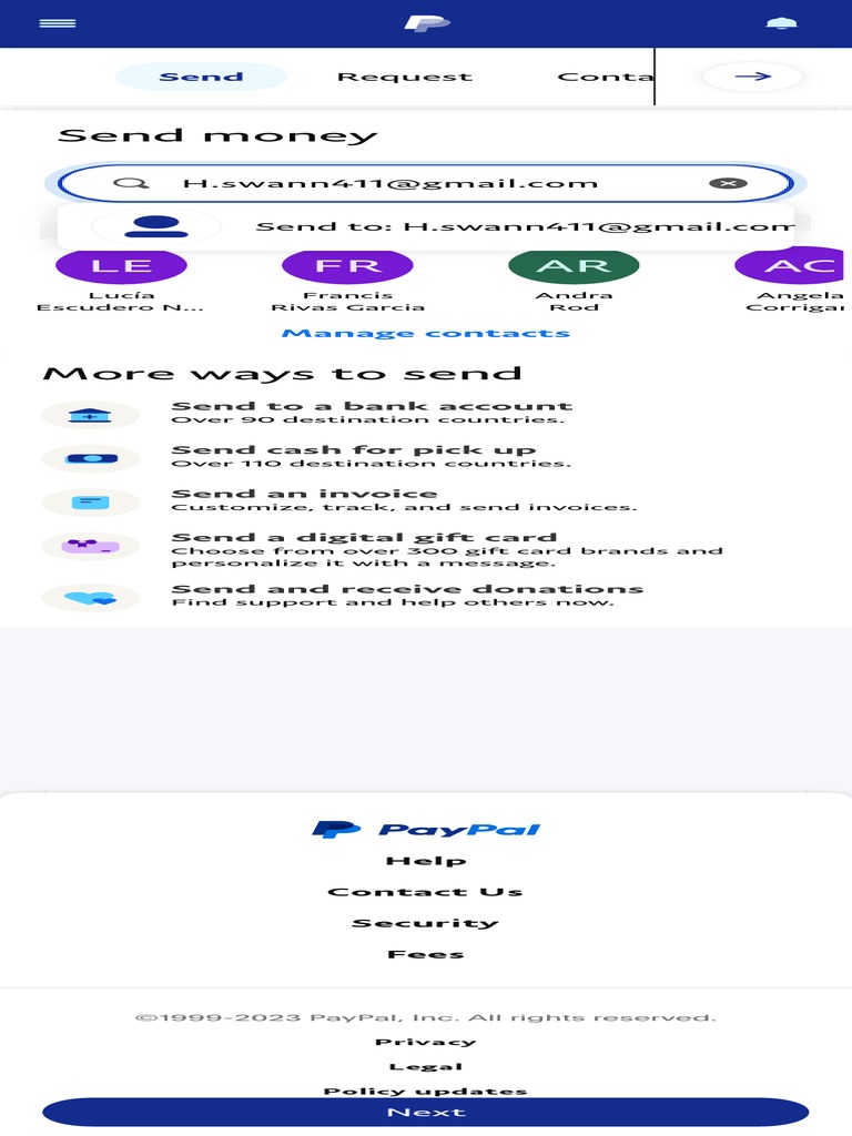 PayPal Send Money 6 | PDF