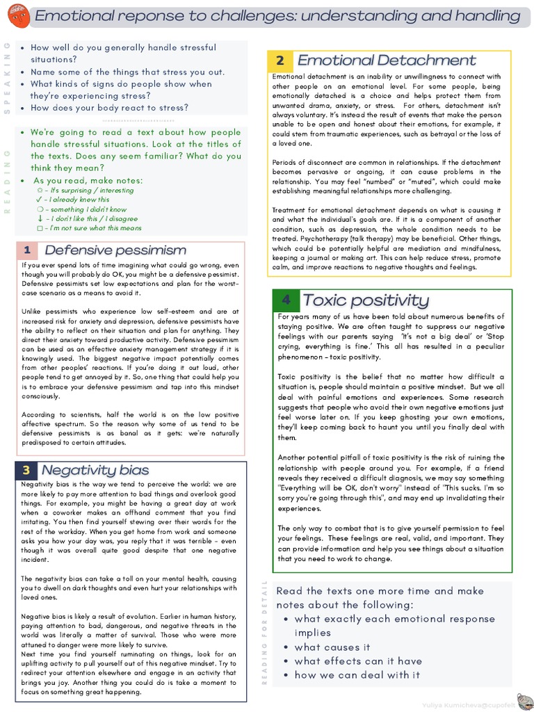 Understanding Stress and Emotional Responses | PDF | Social Psychology ...