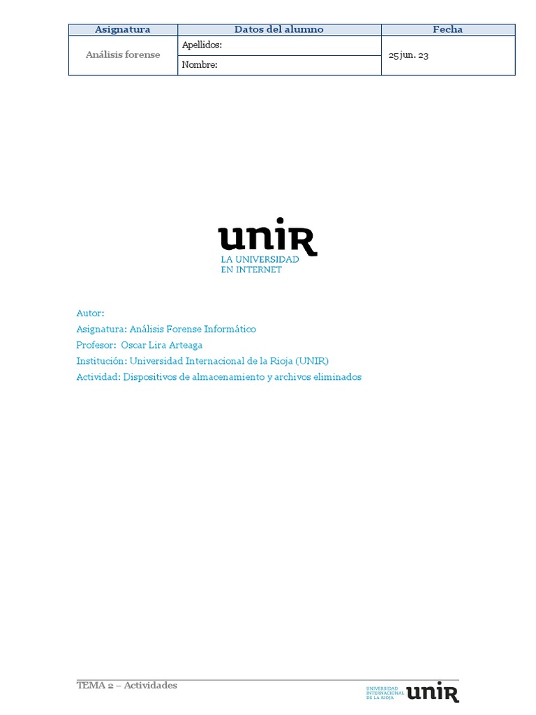 Dispositivos de Almacenamiento y Archivos Eliminados | PDF | Archivo de ...