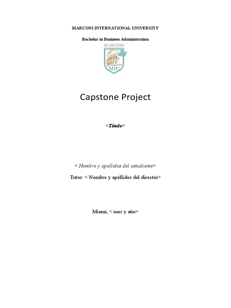 MIU-Plantilla-CapstoneProject | PDF | Metodología | Science
