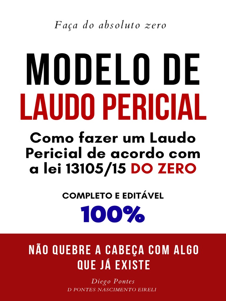 Modelo de Laudo Pericial (Acesso) | PDF