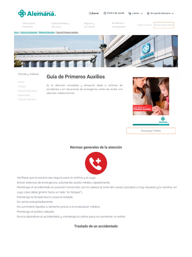 Guía de Primeros Auxilios | Descargar gratis PDF | Primeros auxilios | Quemar