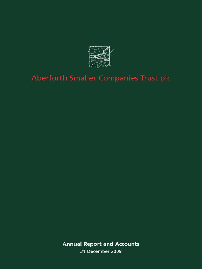 Aberforth Smaller Companies Trust 2009 Report | PDF | Dividend | Recession