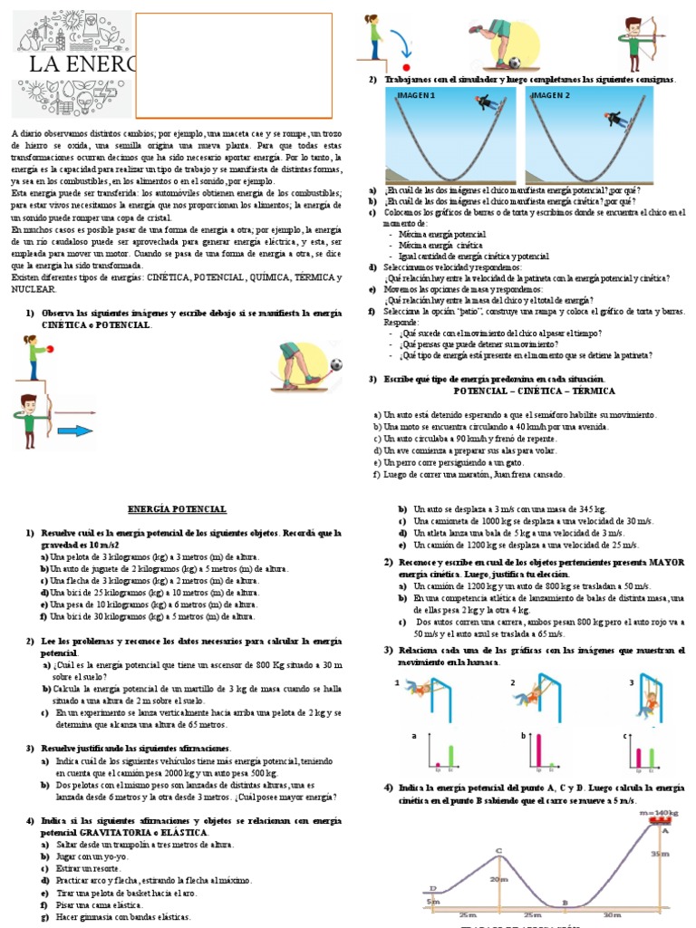 La Energía Cuadernillo - COMPLETO | PDF | Energía potencial | Calor