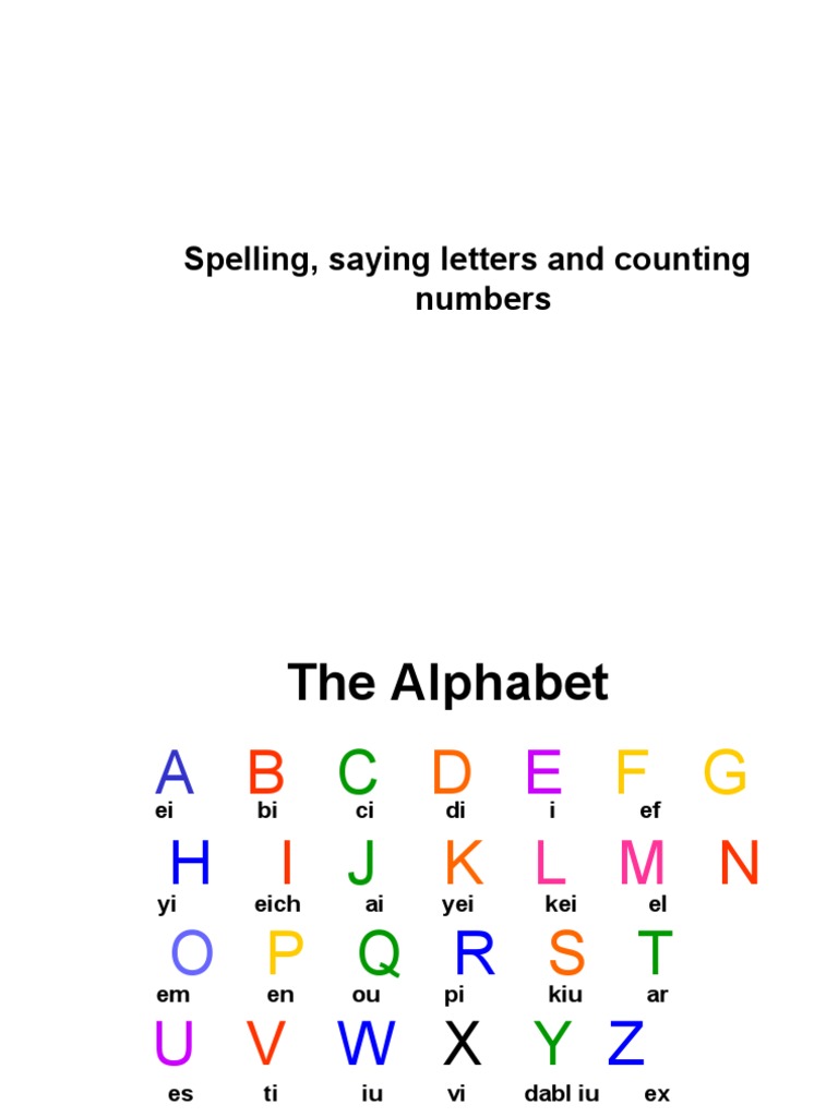 BPM Topic 02 CO - Letters and Numbers 2 | PDF