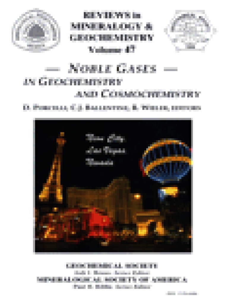 Noble Gases in Geochemistry and Cosmochemistry | PDF | Geochemistry ...
