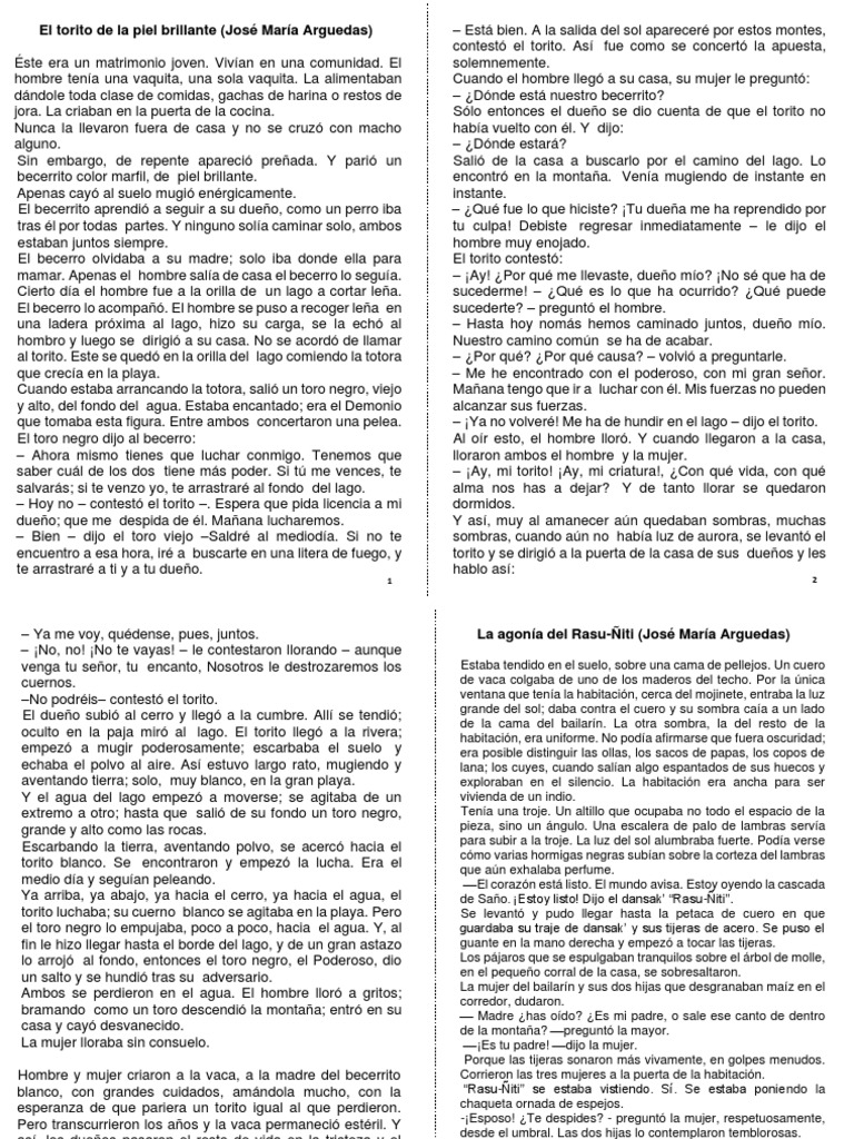 Para - Semana 14..LEER - imprIMIR El Torito Rasu | PDF