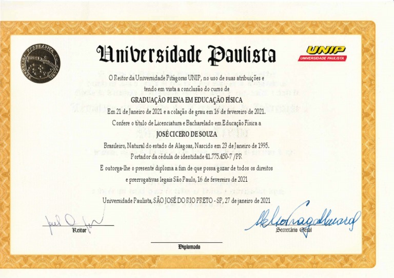 4 - Diploma UNIP | PDF