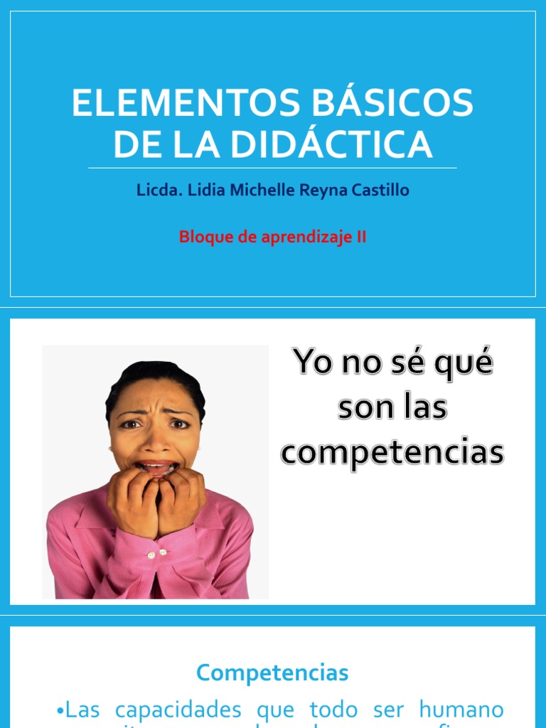Elementos Básicos de La Didáctica | PDF | Enseñando | Aprendizaje