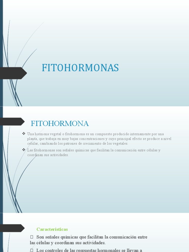 FITOHORMONAS | PDF | Hormona Vegetal | Hormona