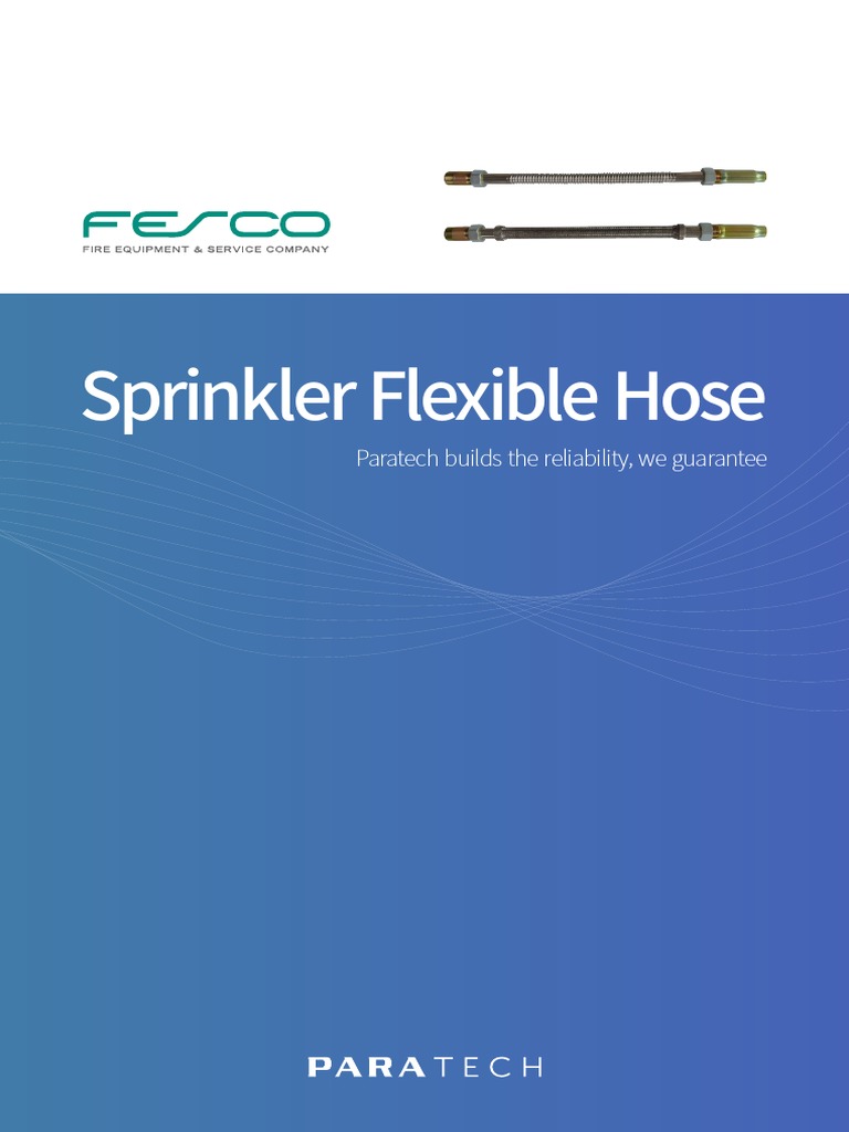 Catalogue-Sprinkler Flexible Hose | PDF | Pipe (Fluid Conveyance) | Screw