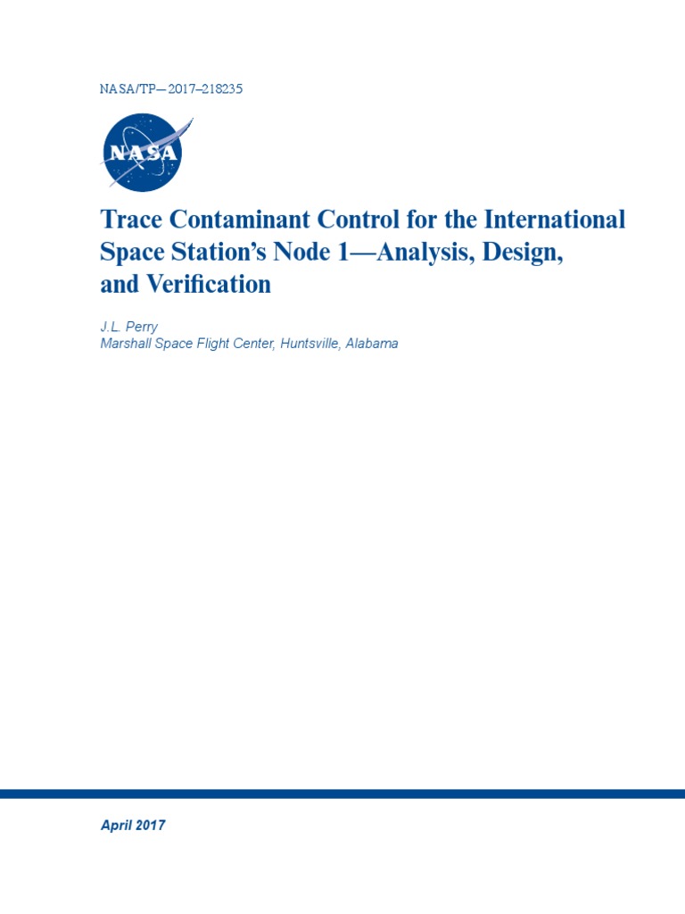Trace Contaminant Control Analysis | PDF | International Space Station ...