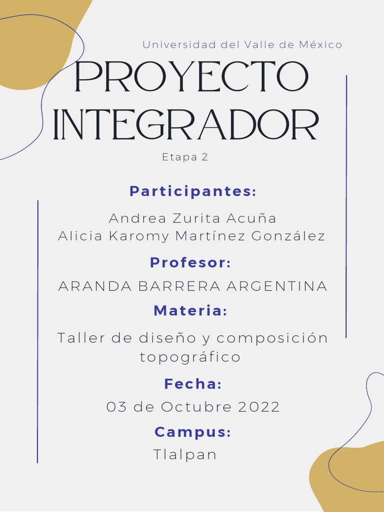Proyecto Integrador | PDF