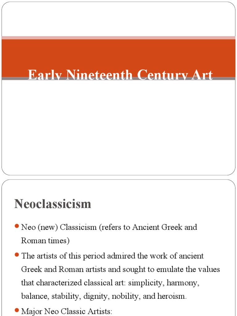Neoclassicism and Romanticism | PDF | Romanticism
