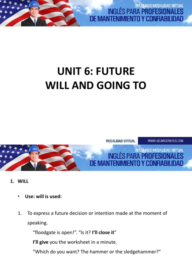 Will vs. Going to: Future Tense Grammar | PDF | Audit | Linguistics