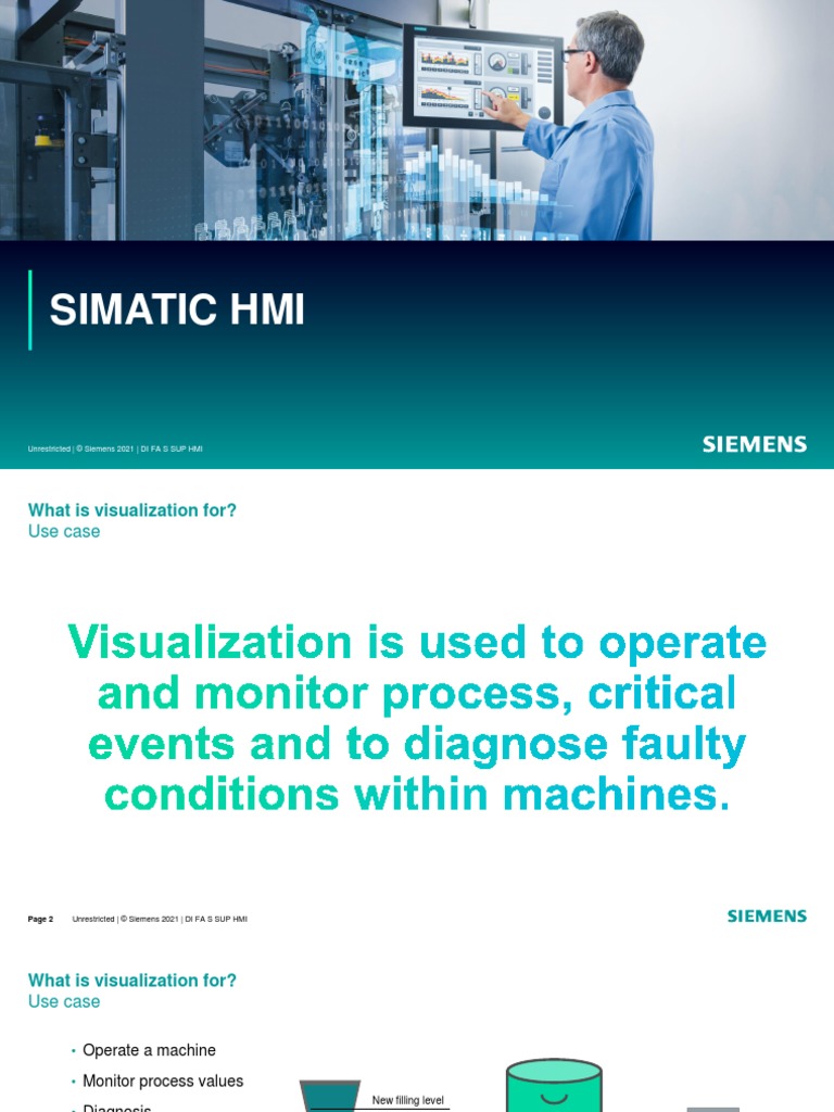 00 - Simatic HMI Overview en | PDF | Scada | User Interface