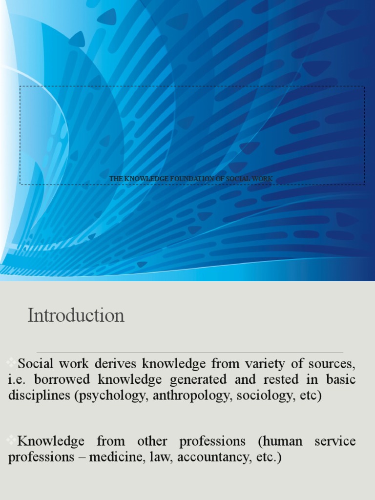 Chapter 5 - Introduction To Social Work | PDF | Knowledge | Social Work