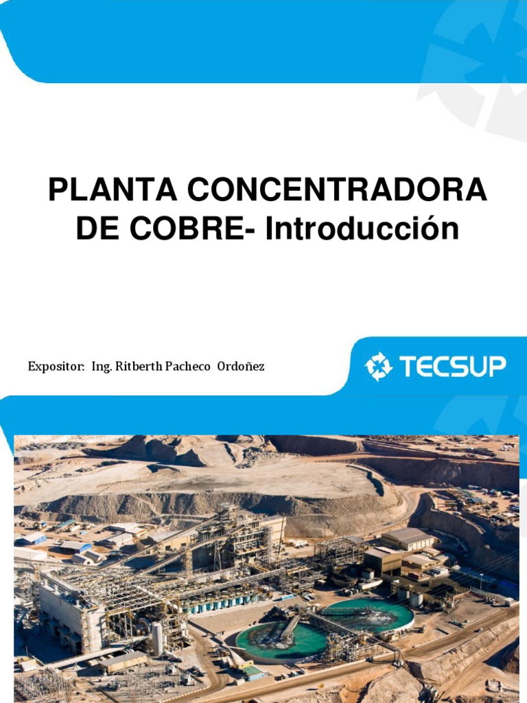 Proceso en Planta Concentradora de Cobre | PDF | Procesos industriales ...