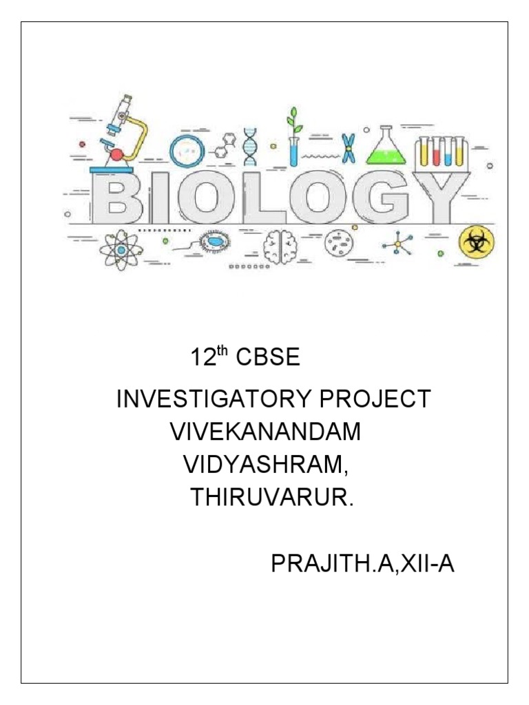 Bio Final - Prajith Class 12.. | PDF | Carcinogenesis | Virus