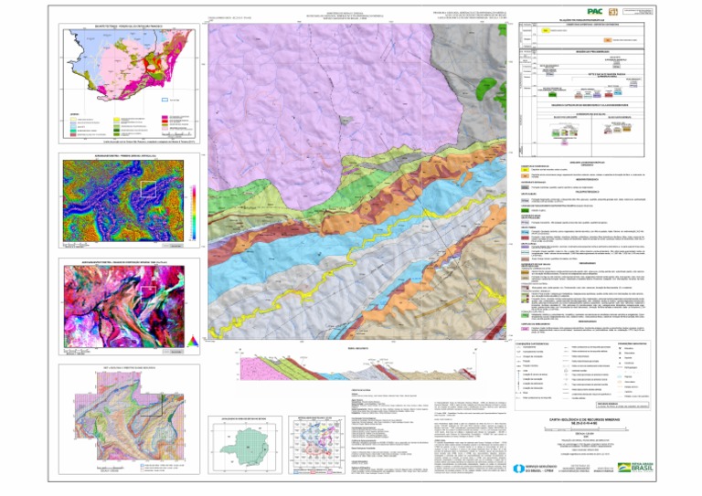 Carta Geologica Gongo Soco Final | PDF