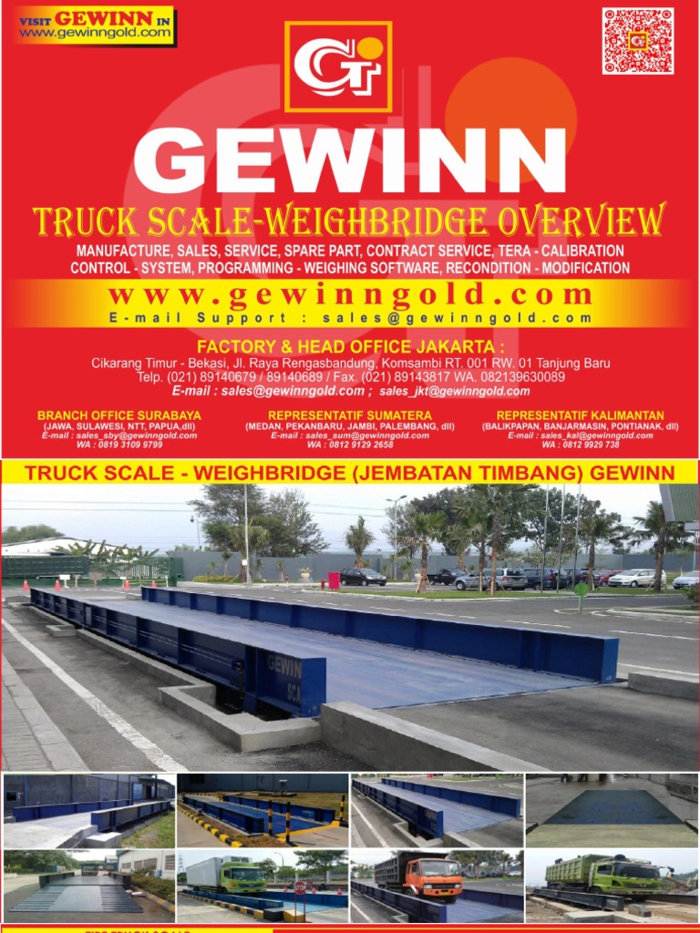 Katalog Jembatan Timbang Gewinn Scale | PDF