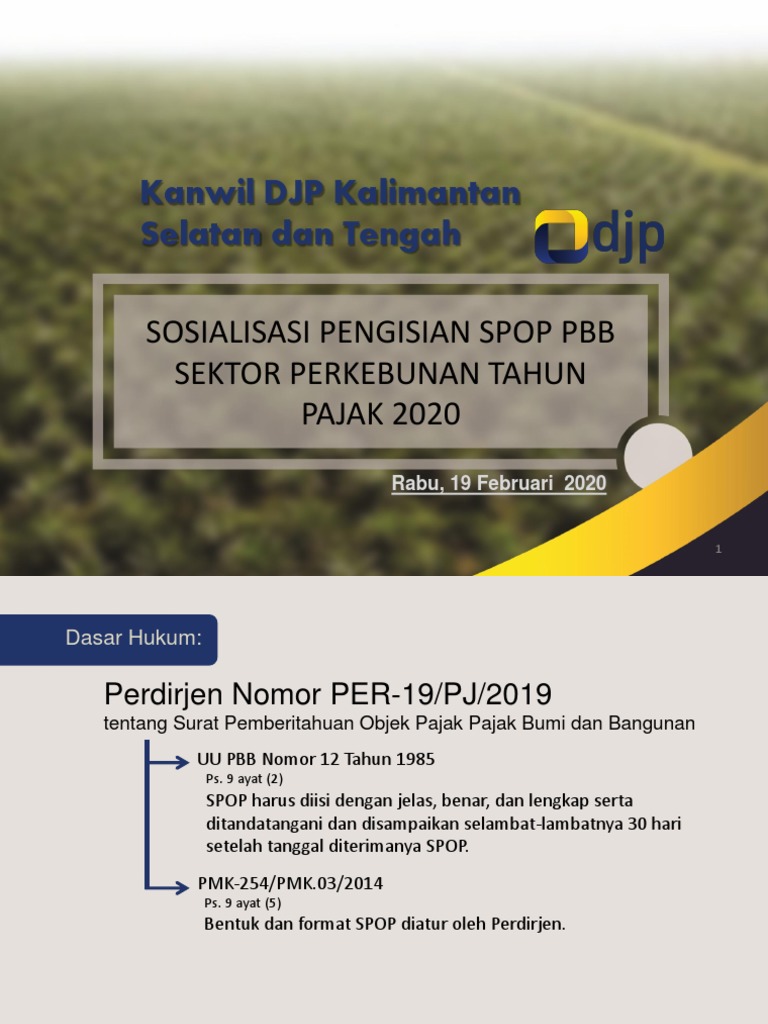 Sosialisasi SPOP Baru Kebun-Mill | PDF