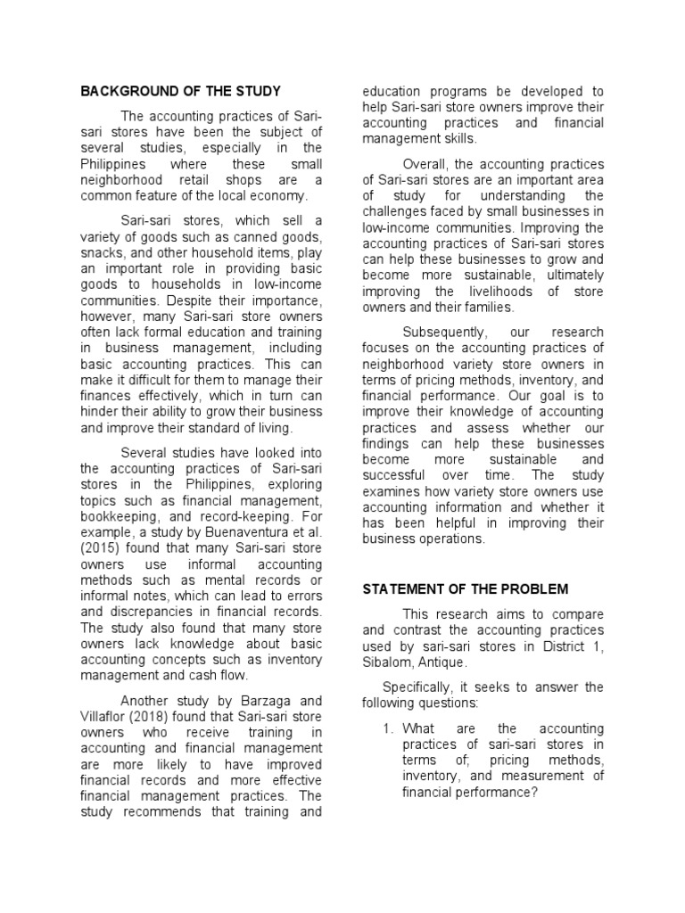 Bsa 3a Group 1 Chapter 1 Accounting Research | PDF | Inventory | Income ...