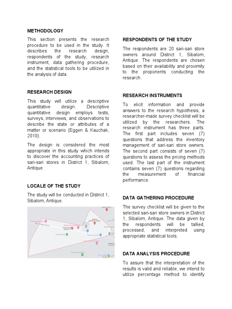 Bsa 3a Group 1 Chapter 3 | PDF | Survey Methodology | Methodology