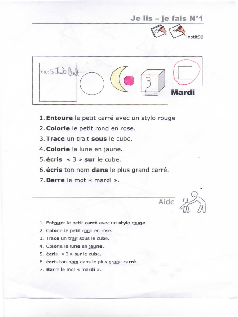 Je Lis Je Fais n1 | PDF