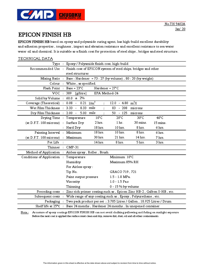 Chugoku Epicon Finish | PDF