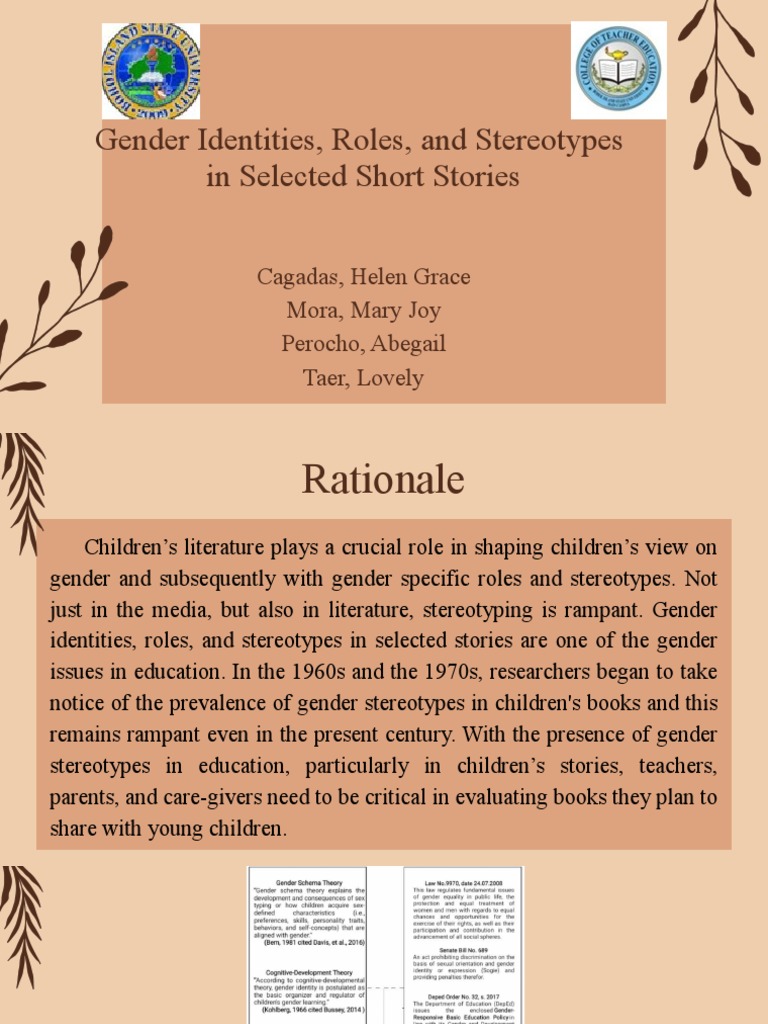 Gender Identities, Roles and Stereotypes in Selected Short Stories ...