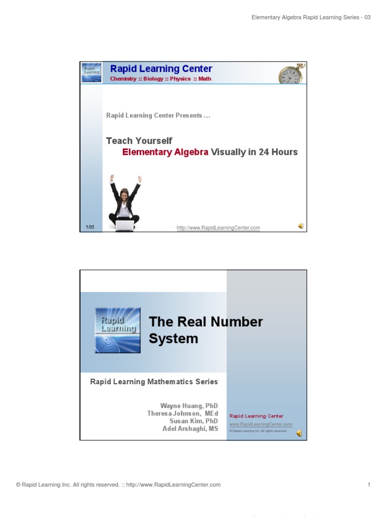 Real Number Systems | PDF | Rational Number | Numbers