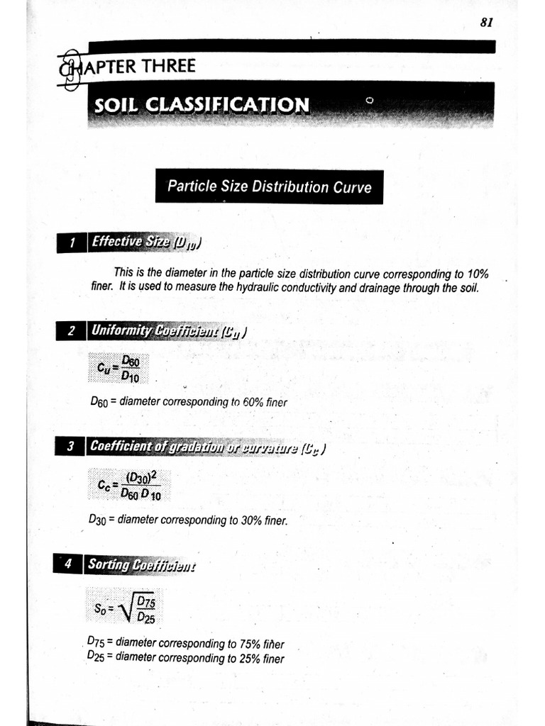 Soil Classification and Permeability (Soil) | PDF