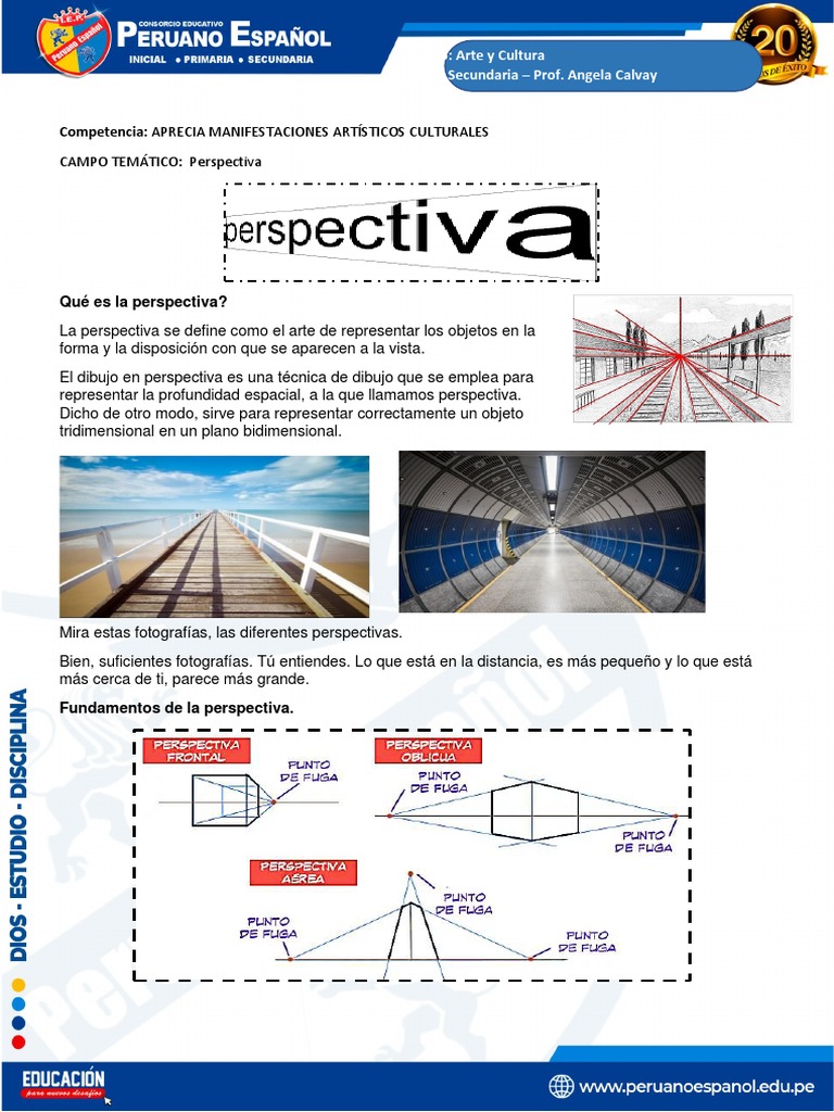 La Perspectiva | PDF | Perspectiva (Gráfica) | Imagen