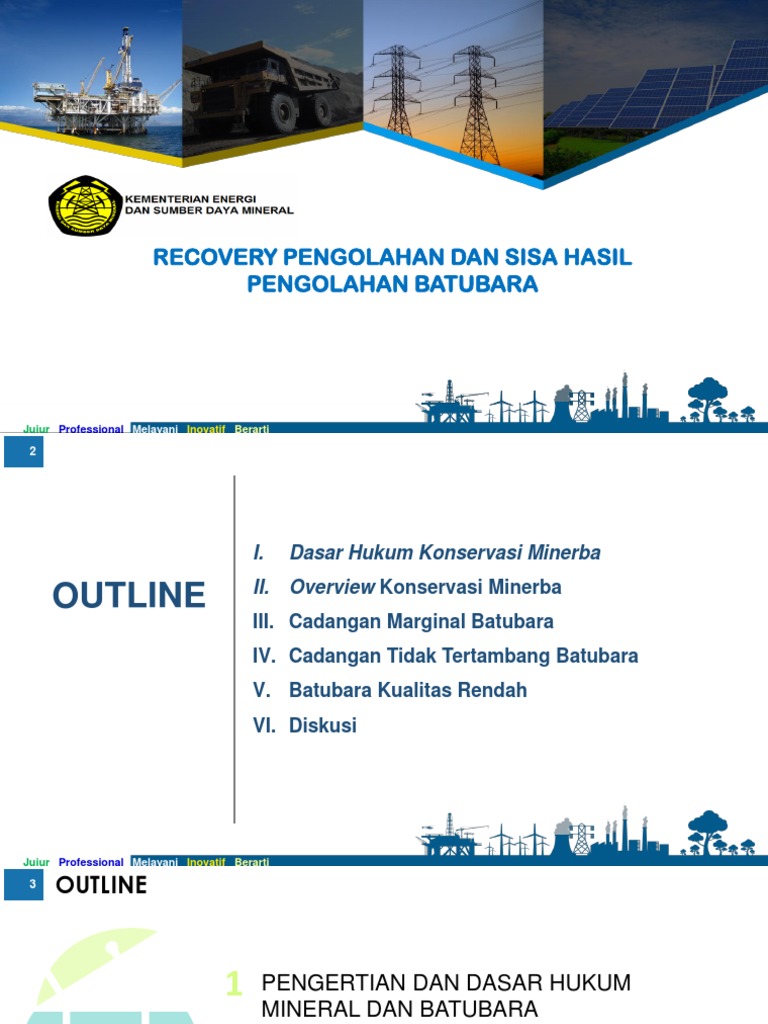 Konservasi dan Pengolahan Batubara | PDF