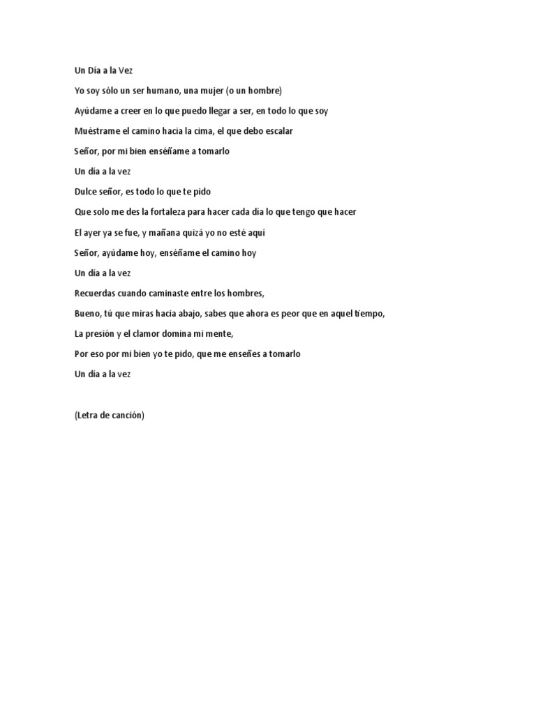 Un Día A La Vez | PDF