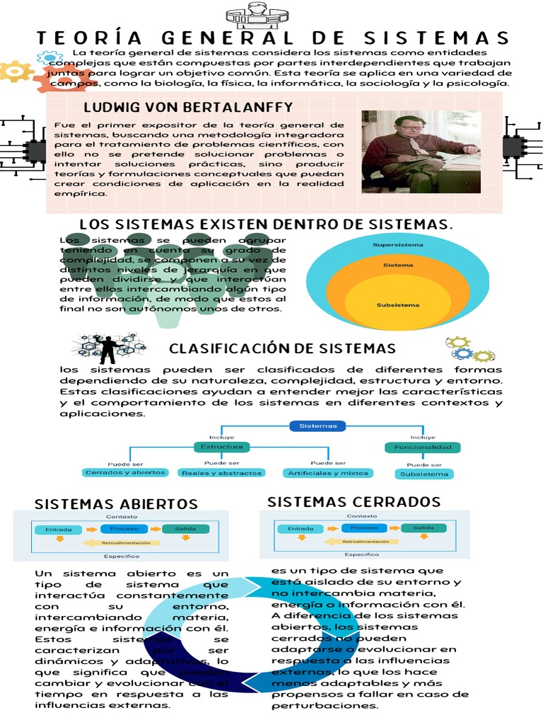 infografia teoria general de sistemas | PDF