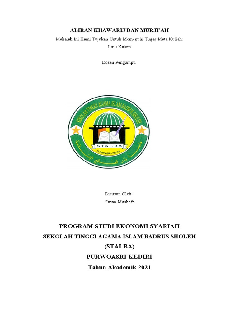 ILMU KALAM Khawarij Dan Murji'ah (Hasan) | PDF