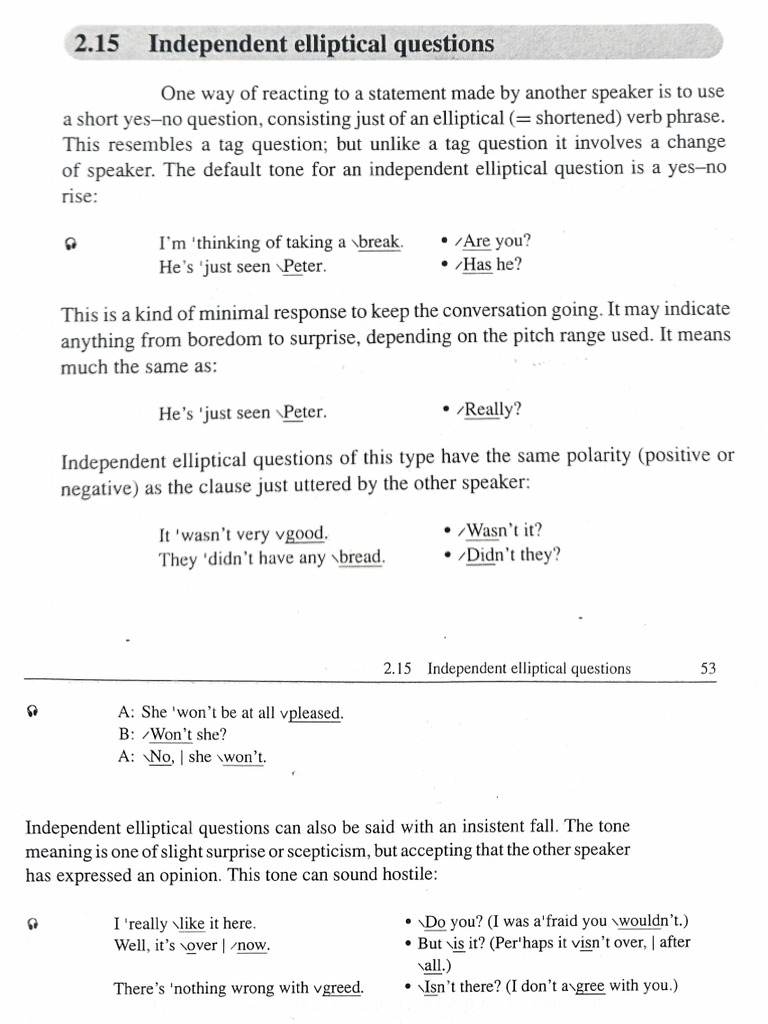 Independent Elliptical Questions | PDF