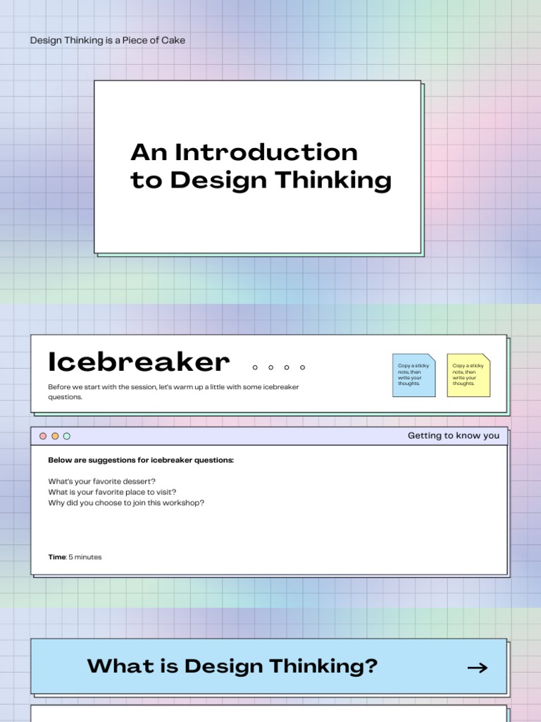 Design Thinking for Beginners | PDF | Design Thinking | Cakes