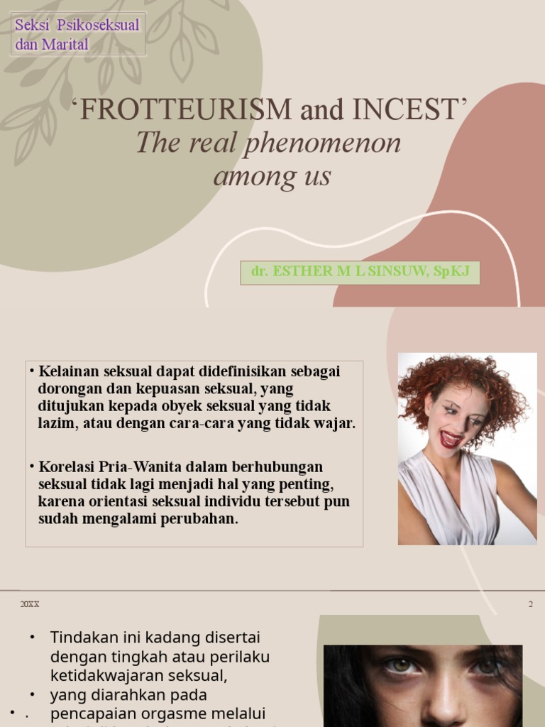 Mengenalu Frotteurism Dan Incest Di Antara Kita | PDF | Pengembangan ...