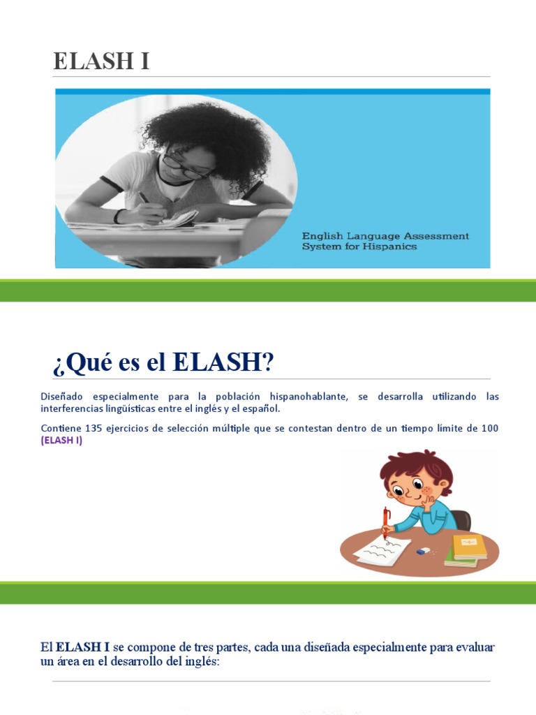 Guía del Examen ELASH I | PDF | Artes del Lenguaje y Comunicación