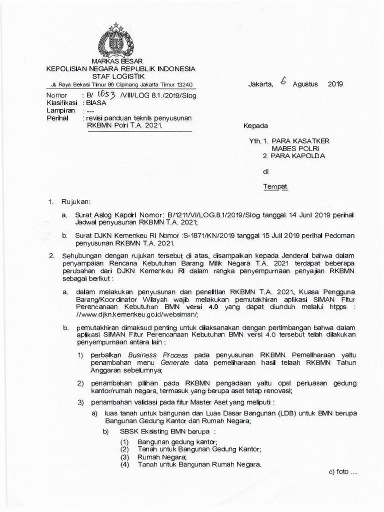Panduan Teknis Penyusunan RKBMN | PDF Panduan Teknis Penyusunan RKBMN | PDF
