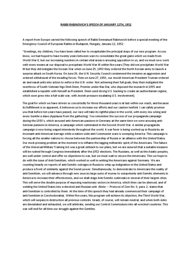 Rabbi Rabinovich | PDF | Korean War | Soviet Union