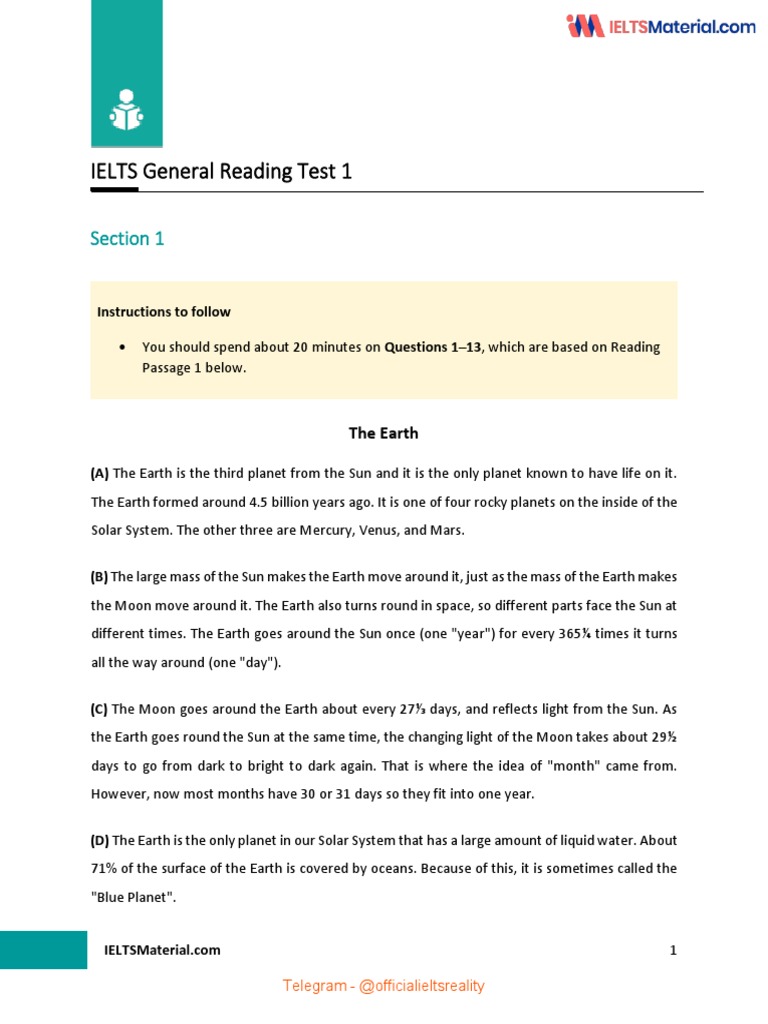 Ielts Reading General Training Actual Tests With Answers October 2021 ...