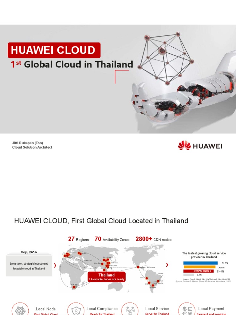 Huawei Cloud Overview Thailand Presentation 2022 Ver 2 | PDF | Cloud Computing | Mobile App