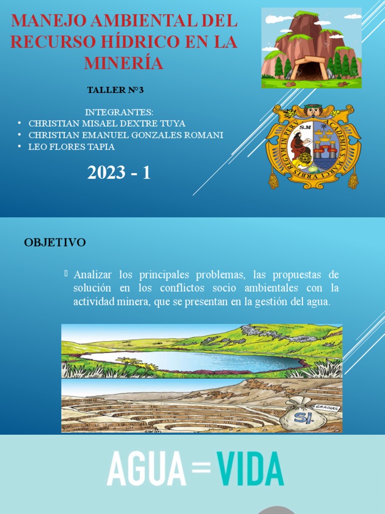 Manejo Ambiental en Recurso Hidrico en Minieria | PDF | Agua | Contaminación